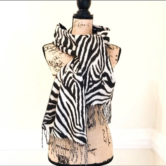 Merona | Accessories | Zebra Print Scarf | Poshmark